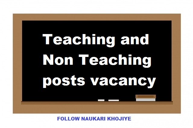 Teaching and Non Teaching posts vacancy | NAUKARI KHOJIYE latest jobs ...