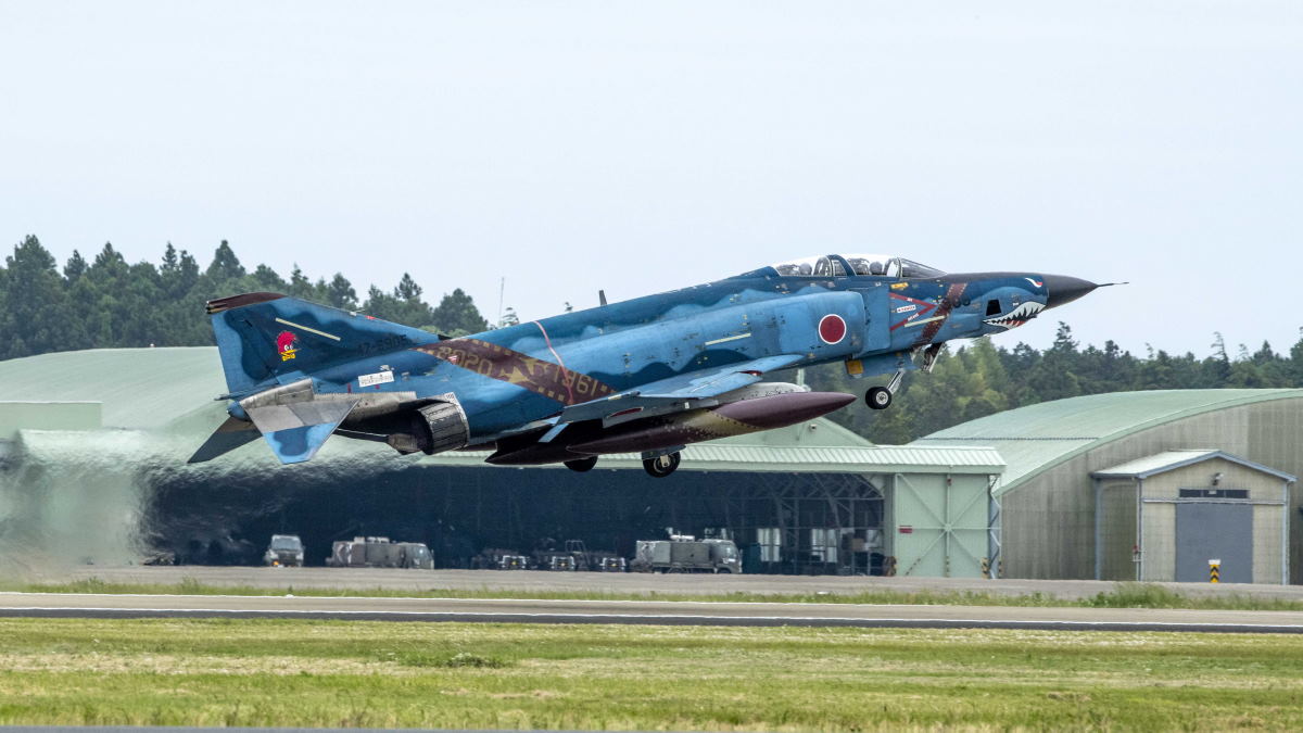 自遊な時間: 百里基地4 RF-4E，RF-4EJ 離陸
