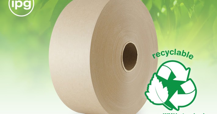 IPG Blog: IPG Water-Activated Paper Tape is Now Certified Recyclable!