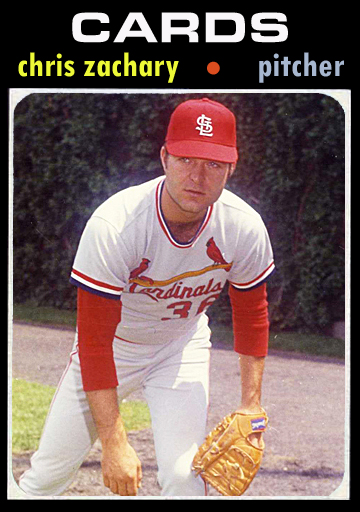 1971 Baseball Card Update: 1971 St. Louis Cardinals (2nd): 90-72, .556, 7GB