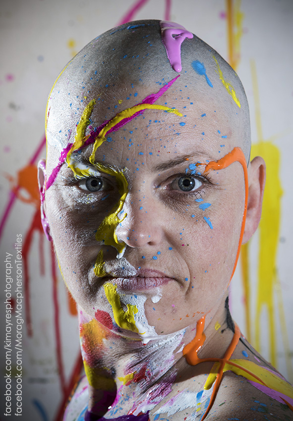 Bald, Bold and Covered in Paint - Painting With Shadows