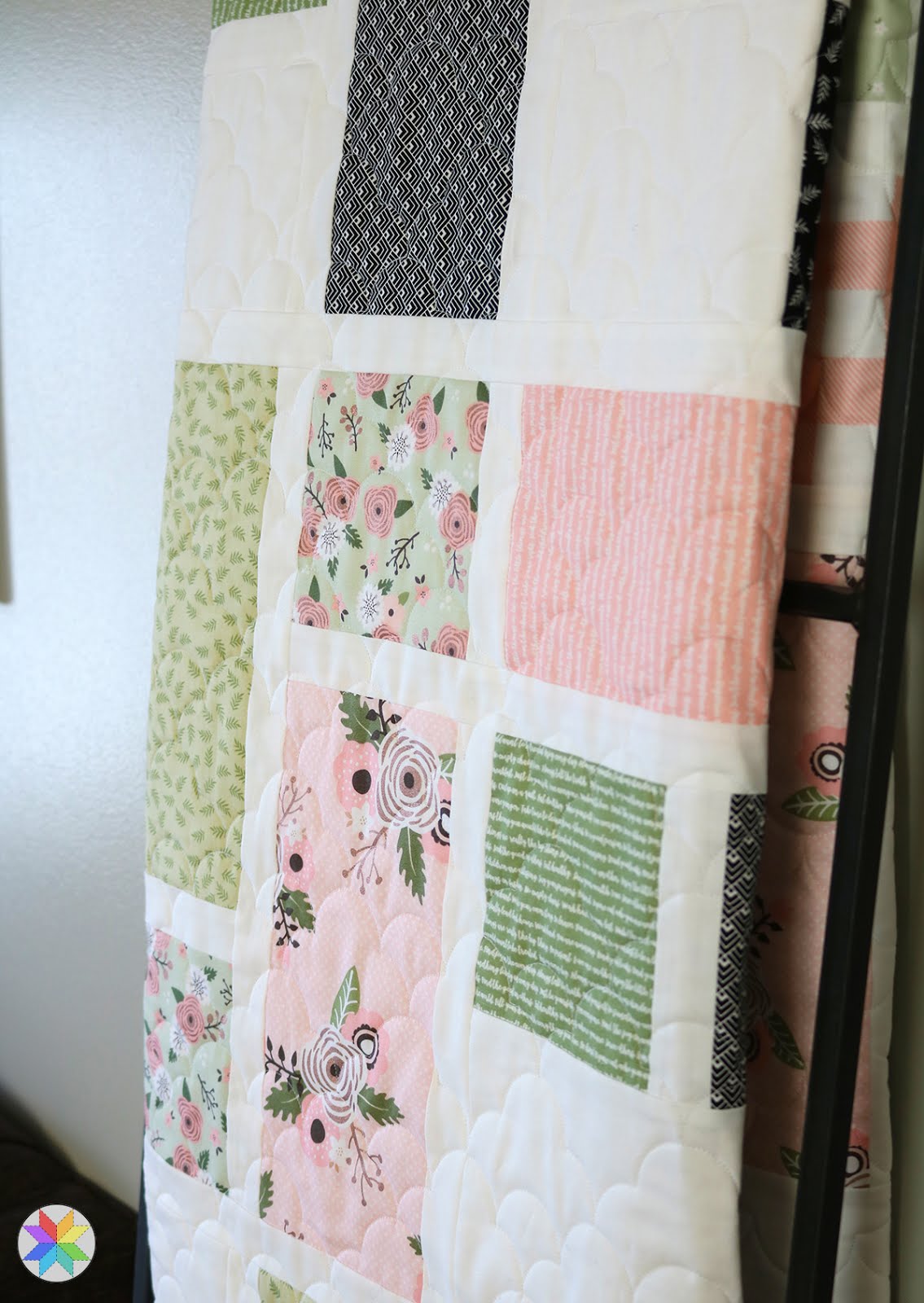 A Bright Corner: Grandstand Quilt + Modern Farmhouse Fabrics