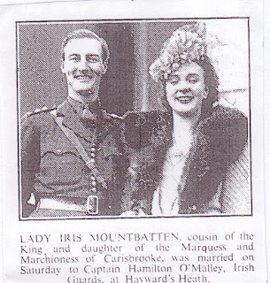 LADY GRACE'S JOURNAL: ROYAL MARRIAGE between Lady Iris Mountbatten ...
