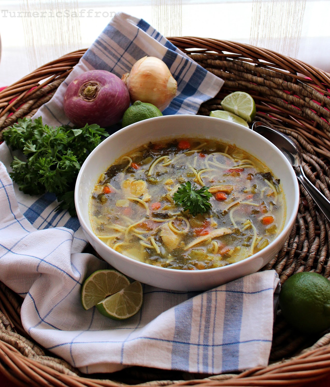 Turmeric & Saffron: Soup-e Morgh o Sabzijat - Maman's Feel-Good Chicken ...