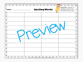 Lesson Plans & More by Mrs Wenning's Classroom!: 1st Grade Homework ...
