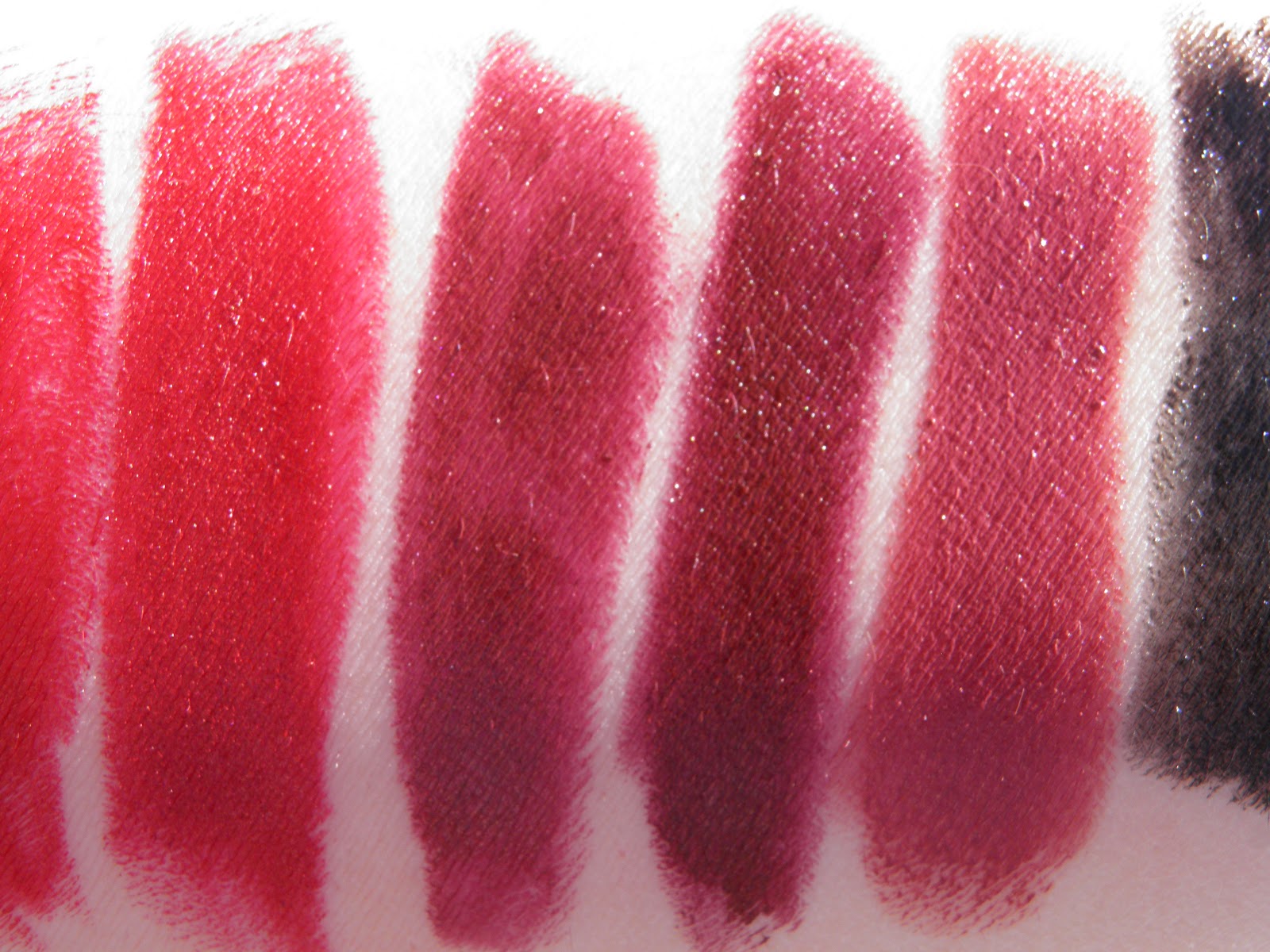 Vintage Musings Of A Modern Pinup: The Vintage Vamps Lipstick Swatches