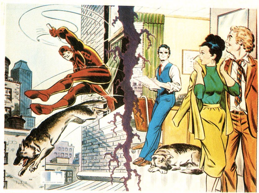 Marvel Comics of the 1980s: 1985 - Concept art from the Daredevil ...