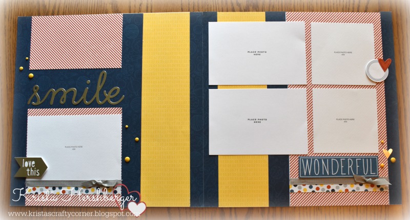Krista's Crafty Corner: Joyful Stars Blog Hop - Stargazer layout with ...