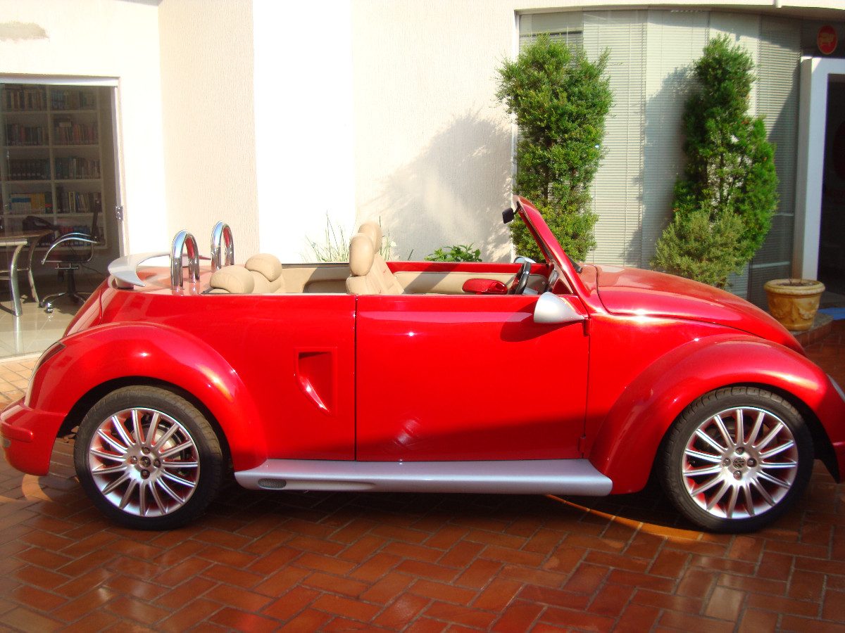 * Décadas de Fusca: Fusca Conversível Vermelho.