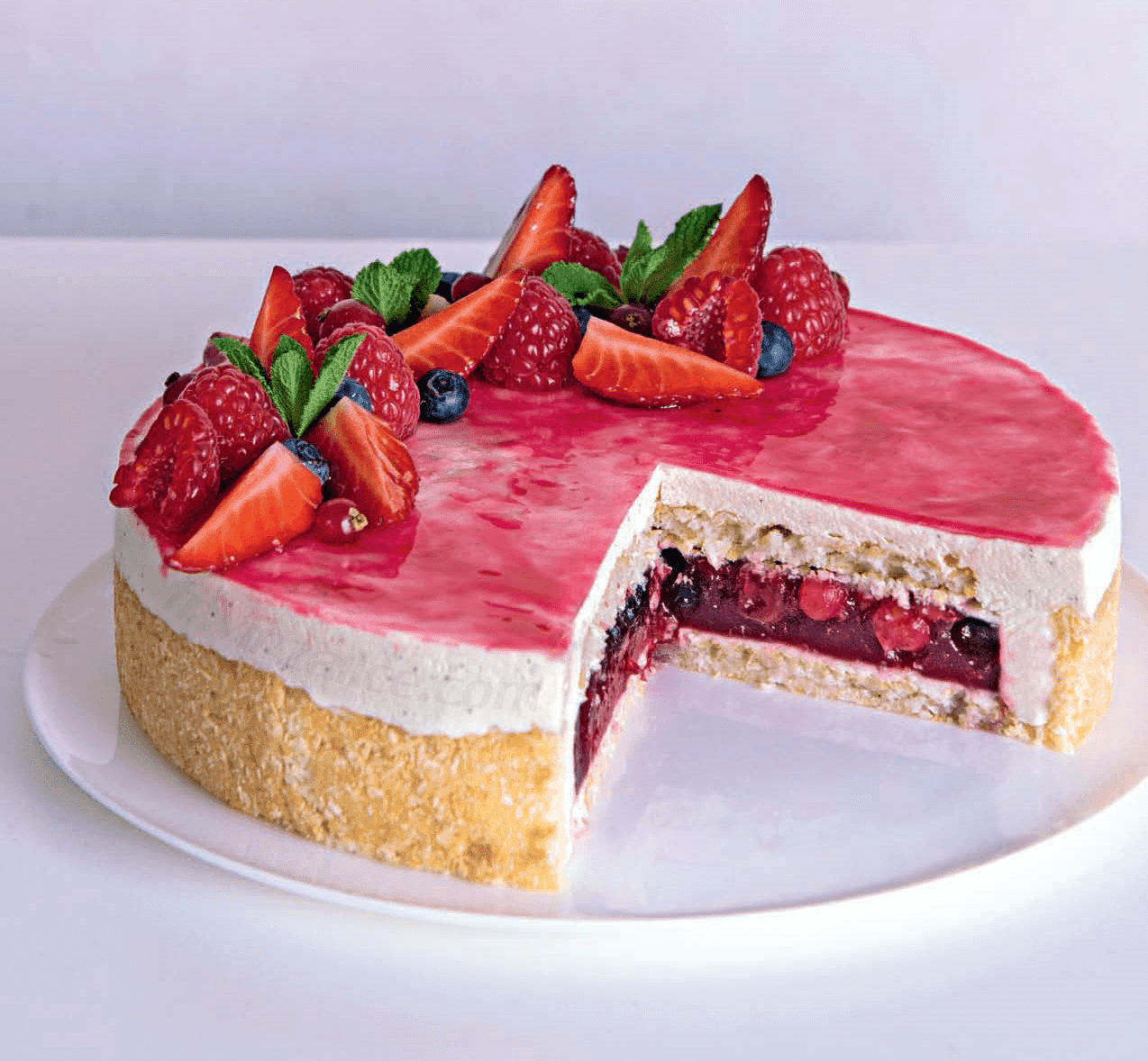 Entremets vanille et fruits rouges - Vinzalice Magazine