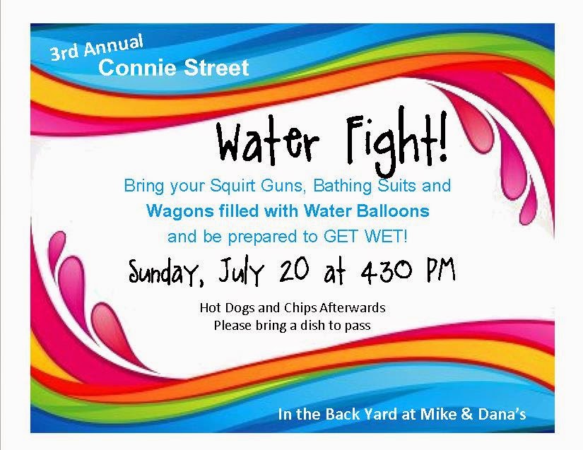 Stick Pony Creations: Water Fight - Our Neighborhood Summer Party
