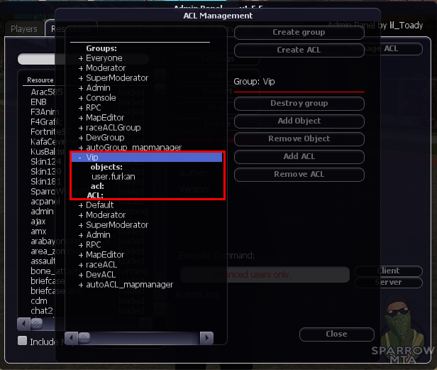 MTA SA Süper VIP Panel Scripti