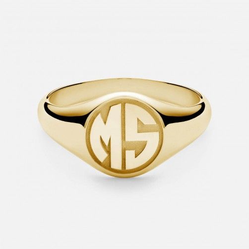 Letter Rings Gold ~ Thankyou Letter