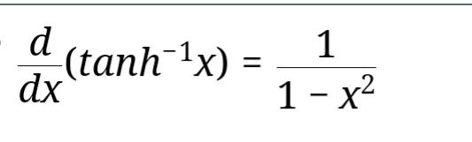 Mathseasy Derivatives Of Inverse Hyperbolic Functions