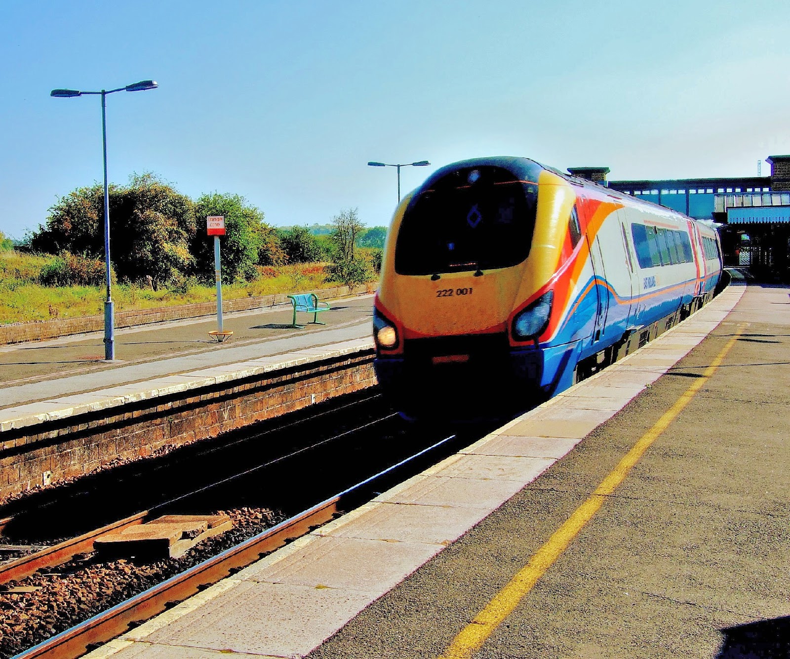 'Along These Tracks' Train Photos Site : Photo Class 222001 East ...