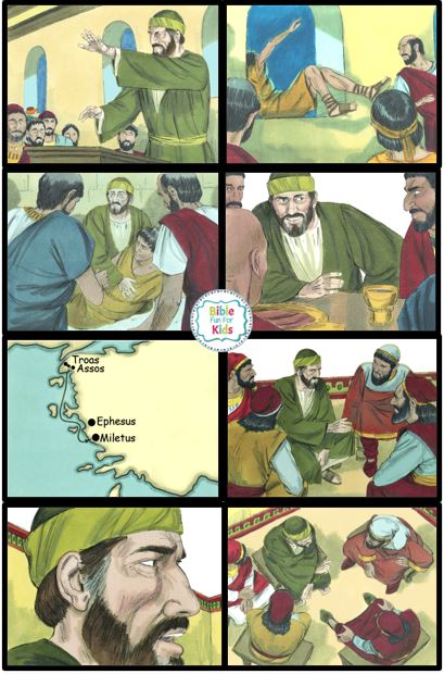 11. Eutychus Falls Out of the Window! | Bible Fun For Kids