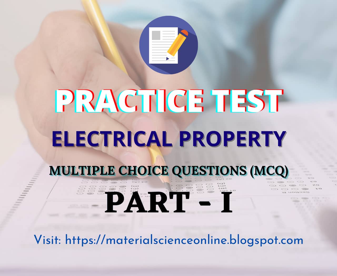 Electrical Property MCQs Online Practice Test | Part - I | Material ...