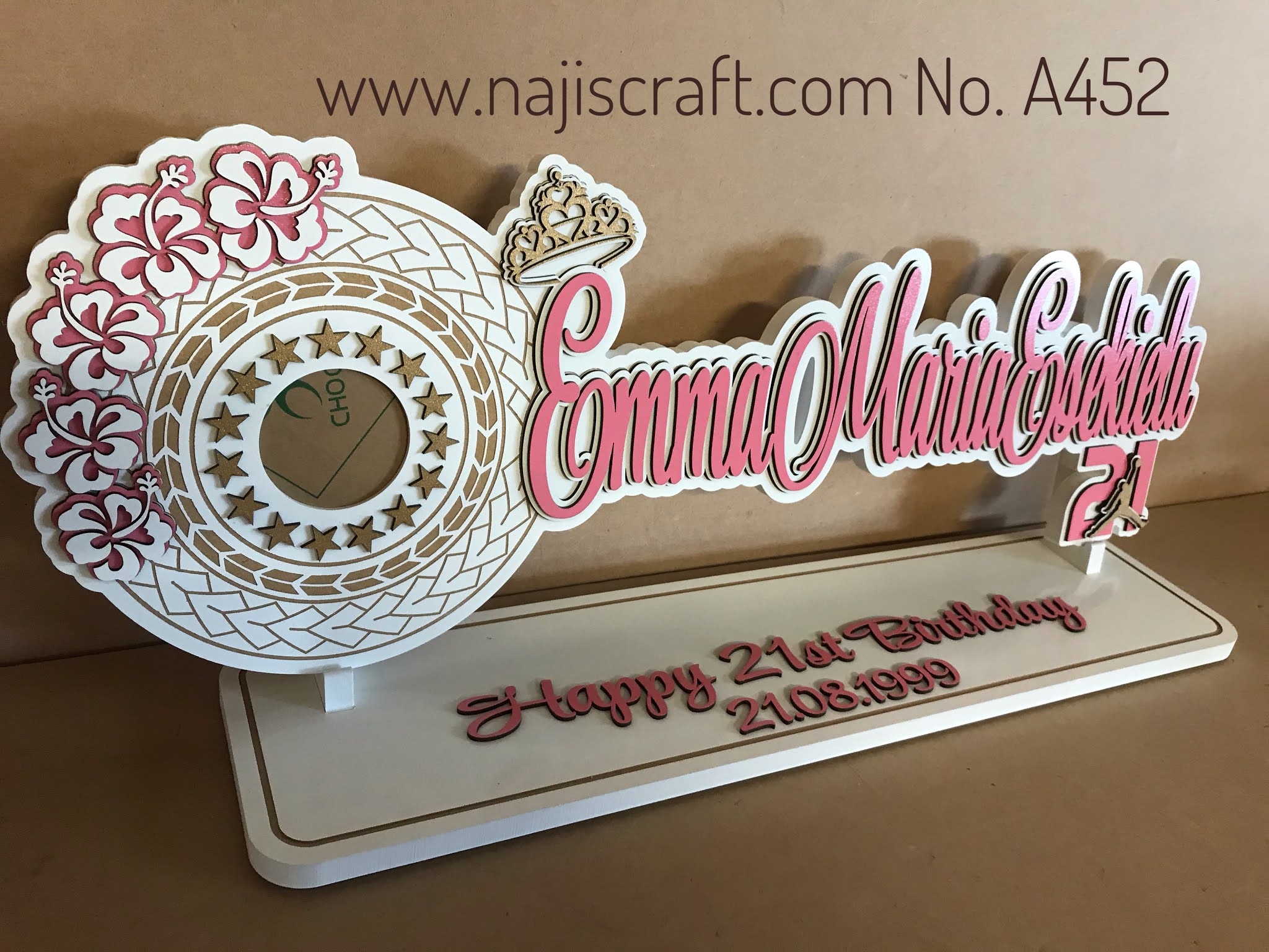 NO. A452 COOK ISLAND SAMOAN 21ST BIRTHDAY KEY 85CM - SPORTS