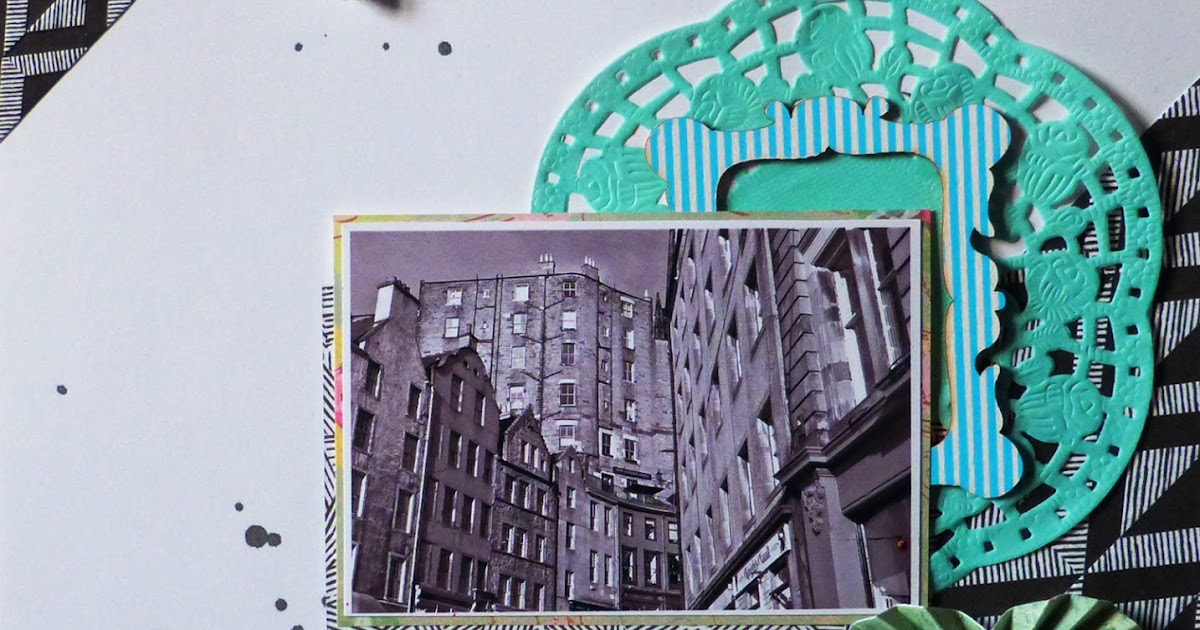 Emily Grant Design: Edinburgh Old Town || A4 Scrapbook Layout || First ...