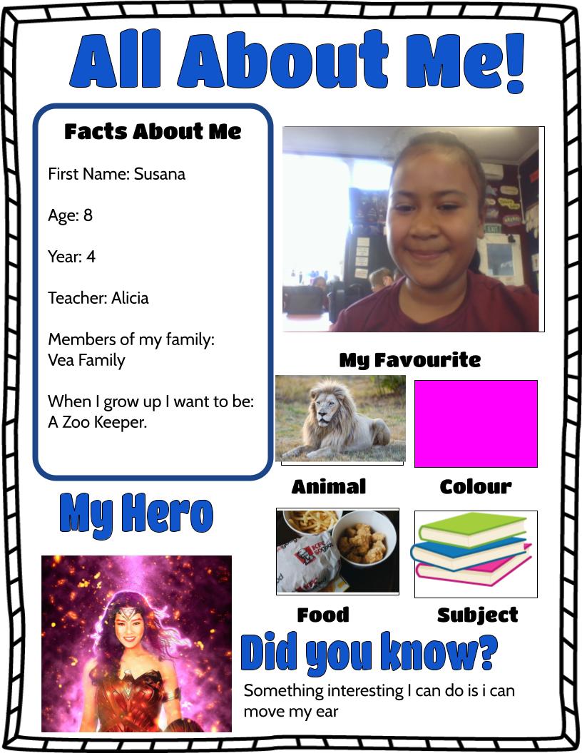 Alicia Edmund Hillary School All About Me Using Google Drawings To Create An All About Me Alicia Edmund Hillary School All About Me Using Google Drawings To Create An All About Me