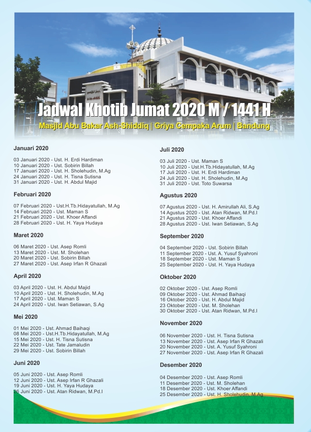 Jadwal Khotib Jumat Masjid Abu Bakar Ash Shiddiq Masjid Abu | My XXX ... Jadwal Khotib Jumat Masjid Abu Bakar Ash Shiddiq Masjid Abu | My XXX ...