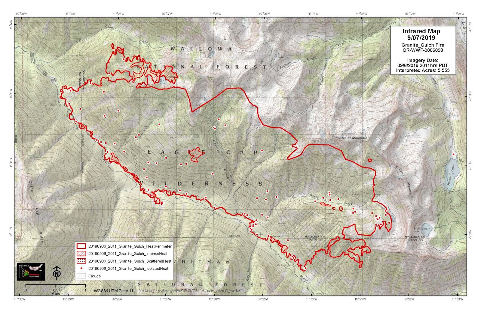 Blue Mountain Fire Information: Granite Gulch Fire should receive ...