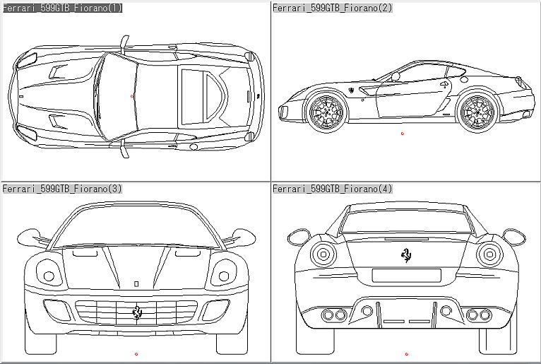 MISCELLANEOUS DATA STORAGE 2 for CAD Drawings: [JWS/DWG] Ferrari 599GTB ...