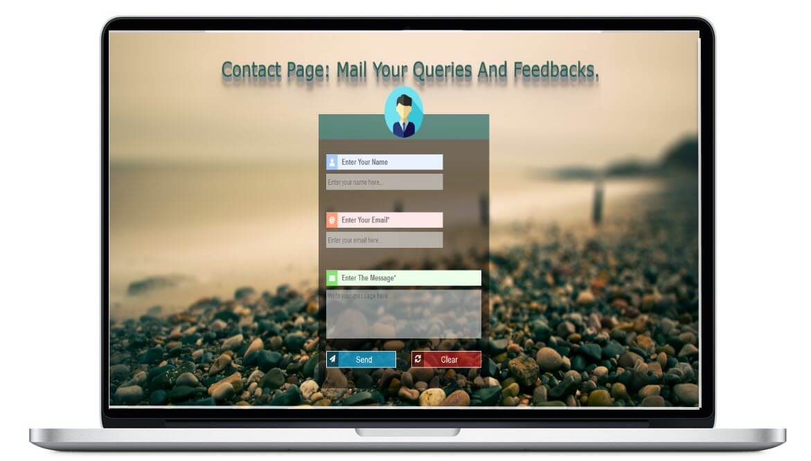 Design A Professional Contact Page For Blogger [Stylish]