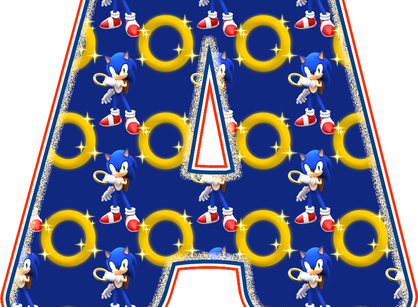 Alfabeto Decorativo: Alfabeto - Sonic 2 - PNG - Letras - Maiúsculas ...