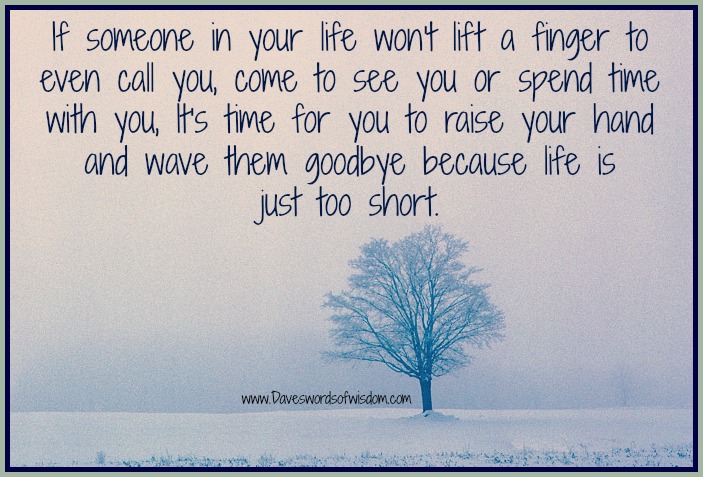 Daveswordsofwisdom.com: Wave Goodbye.