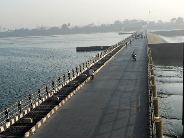 click of SURAT: Nehru Bridge across river Tapti