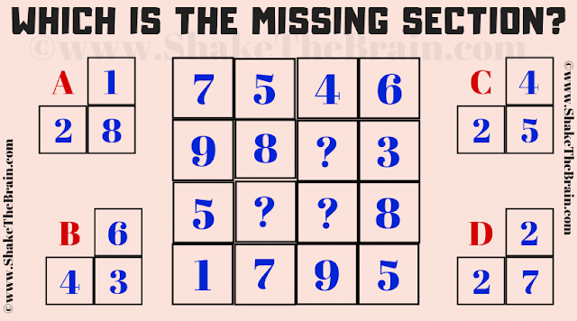 Mind-Twisting Missing Section Puzzle Question with Answer