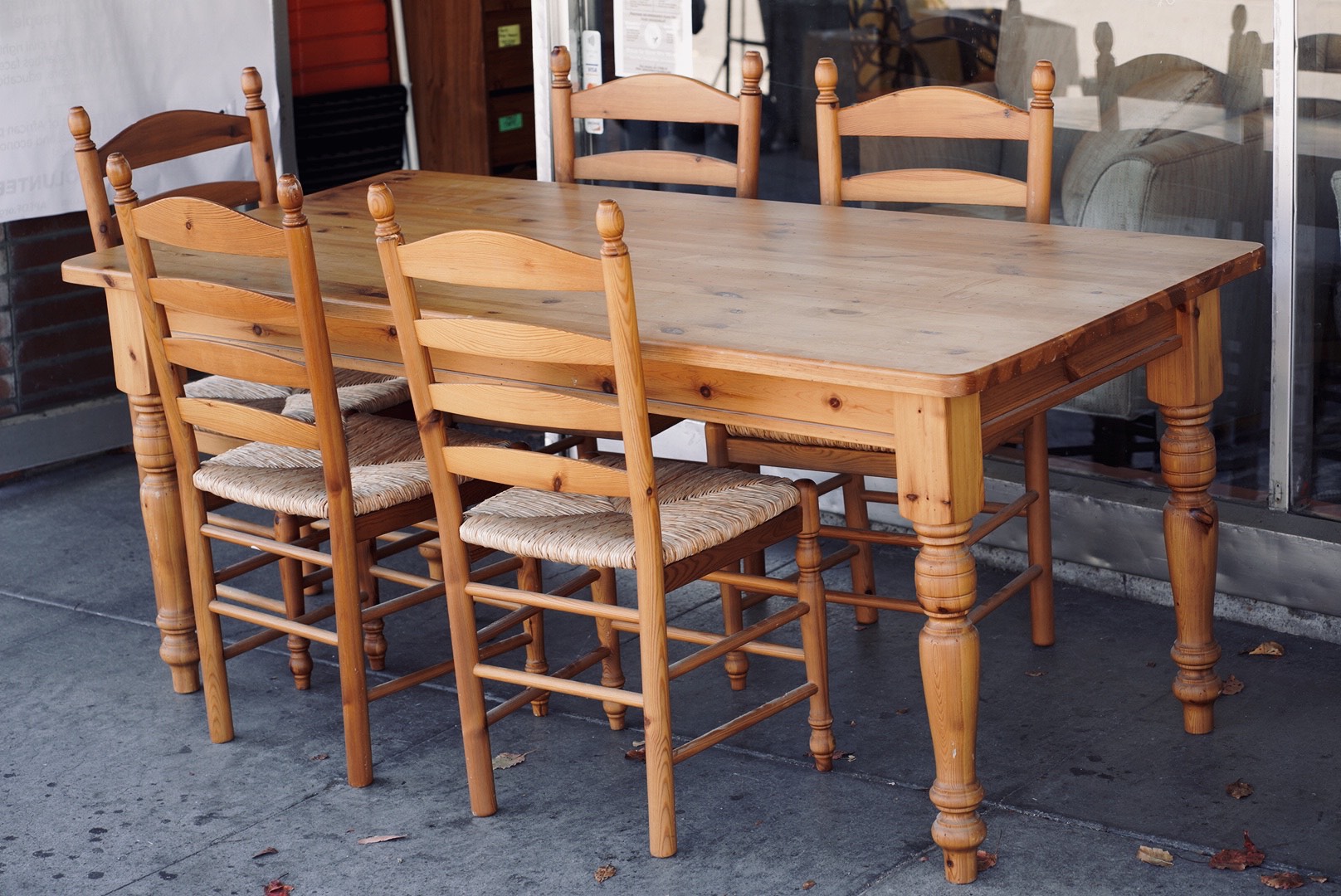 Knotty Pine Dining Room Set