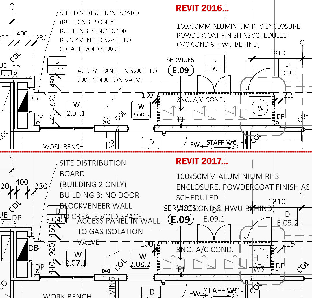 Revit Link: Upgrading to Revit 2017 - Text Issues