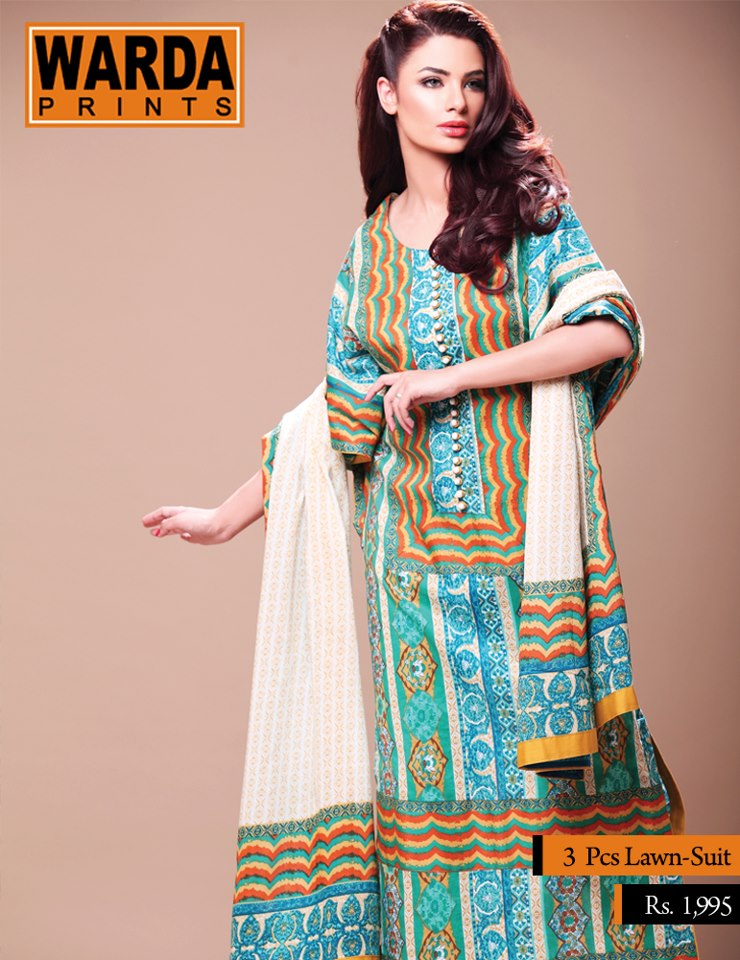 Warda Designer Lawn Suits Summer Collection 2013 Vol-2 | Fresh ...