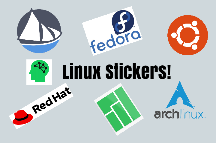 Have more fun with Linux stickers