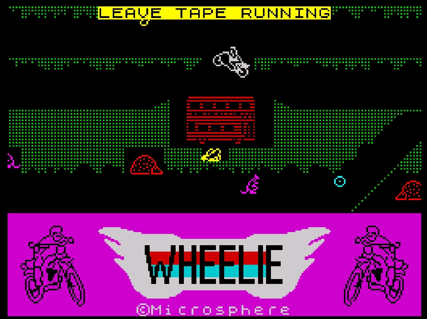 Indie Retro News: Wheelie - Riding Motorbikes ZX Spectrum style in a ...