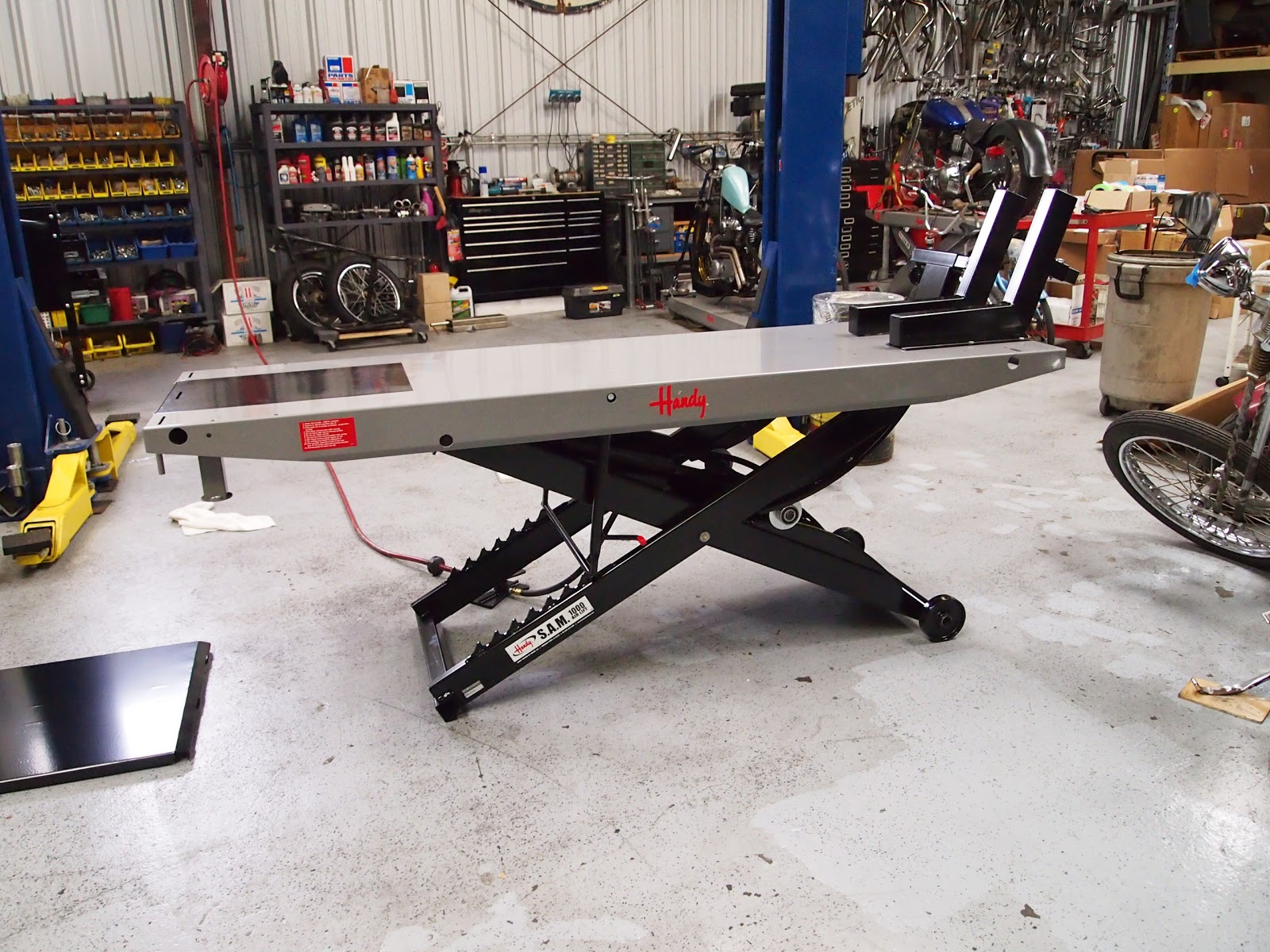 South Bay Street Machines: Handy Motorcycle Lift