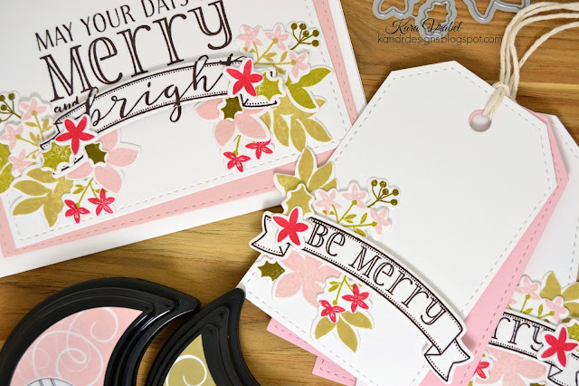 K and R Designs: Be Merry {Matching Card and Gift Tags}