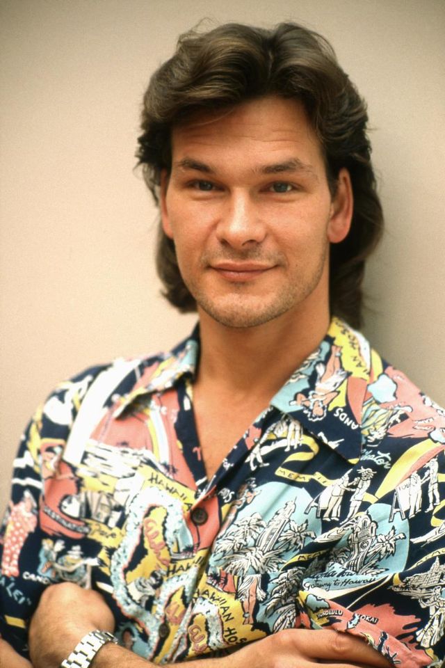 30 Photographs of a Young Patrick Swayze Rocking His Mullet Hairstyle ...