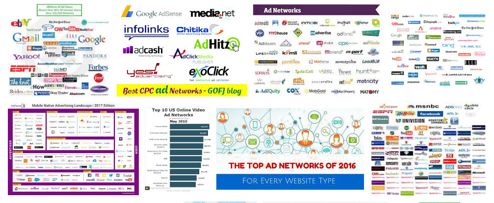 BEST 5 TOP AD NETWORKS FOR PUBLISHER AND BLOGGER IN 2018-19 - best 5