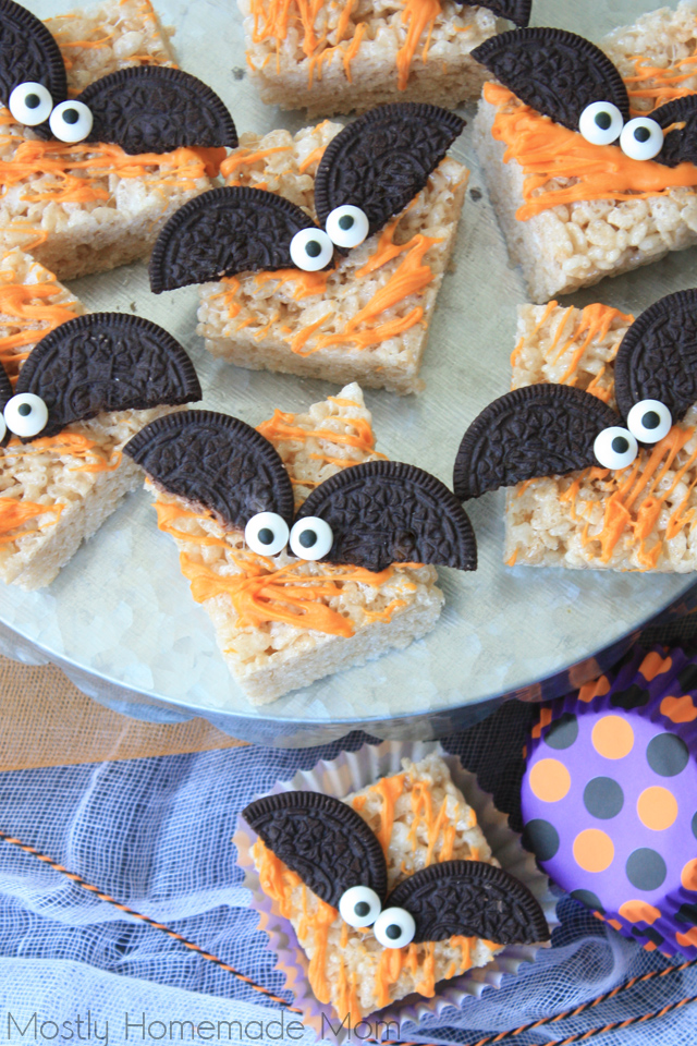 Spooky Bat Halloween Rice Krispie Treats Mostly Homemade Mom spooky-bat-halloween-rice-krispie-treats-mostly-homemade-mom