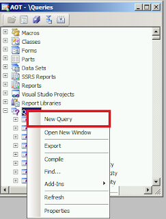 Microsoft Dynamics AX Tools and Tutorials: AX-2012 - Developing SSRS reports using an AOT query.
