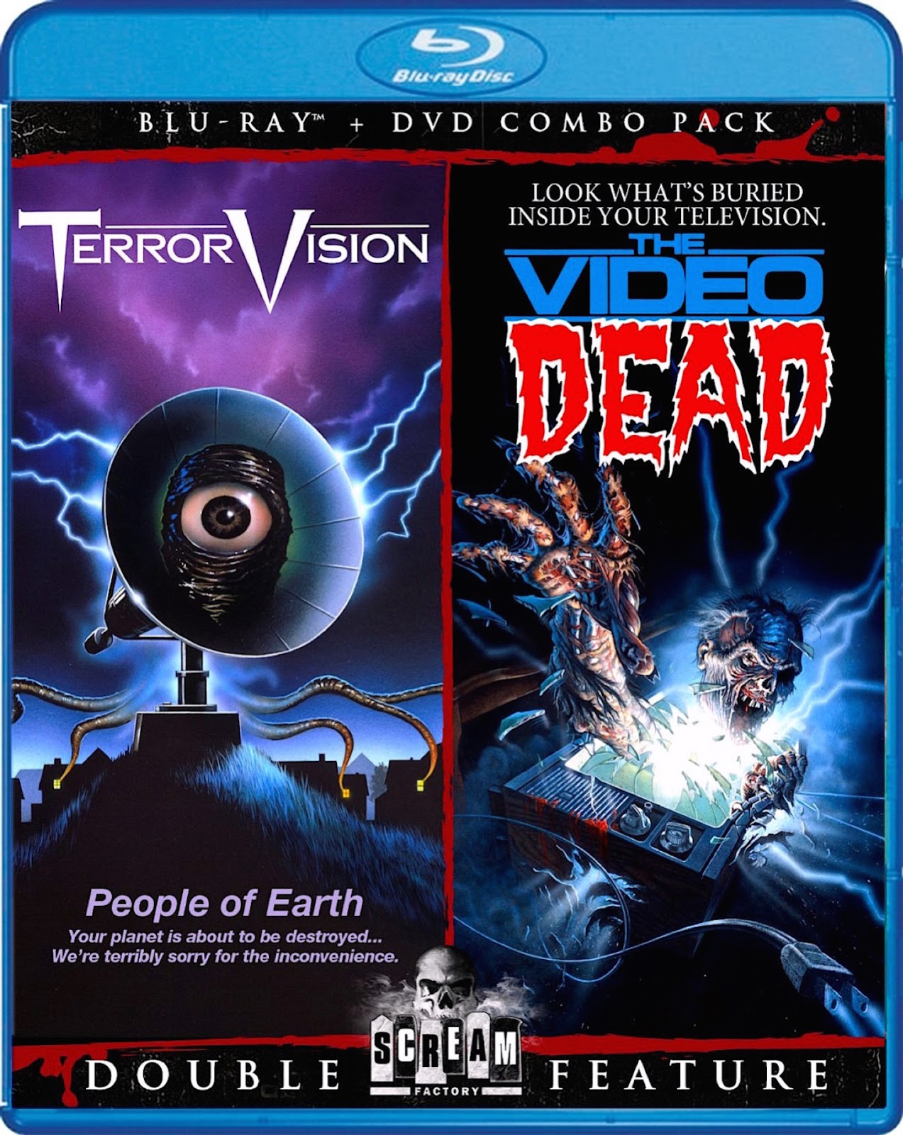 blu-ray and dvd covers: SCREAM FACTORY DOUBLE FEATURE BLU-RAYS: BAD ...