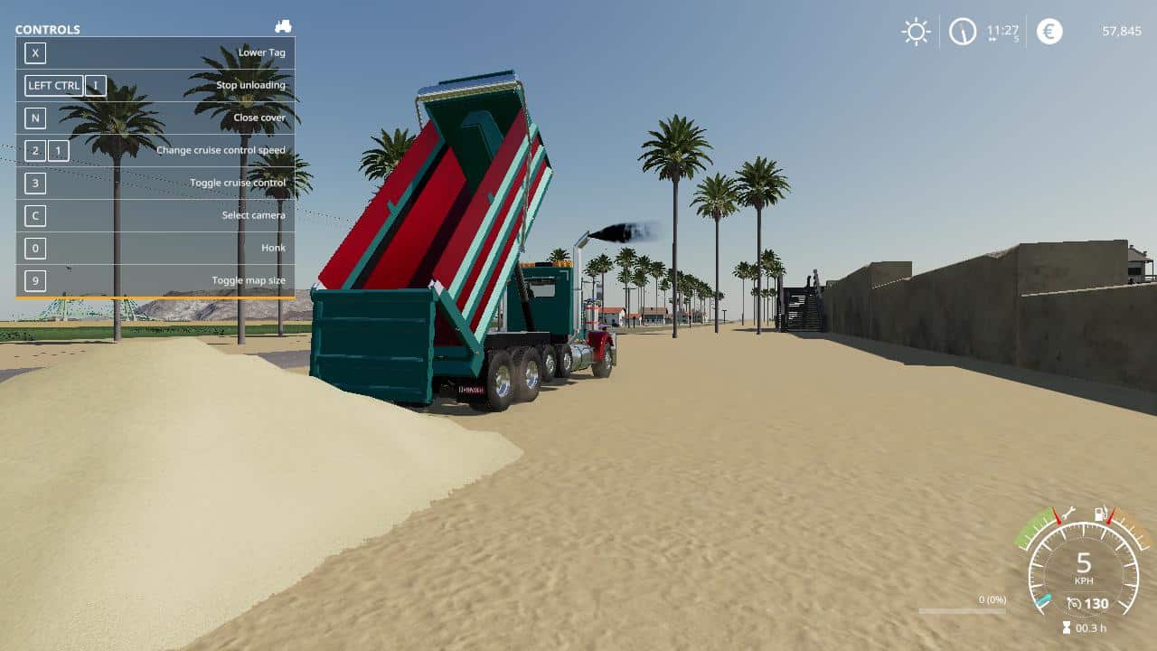 FS19 Kenworth W900 Dump Truck Pack v1.2 - FS 19 & 22 USA Mods Collection