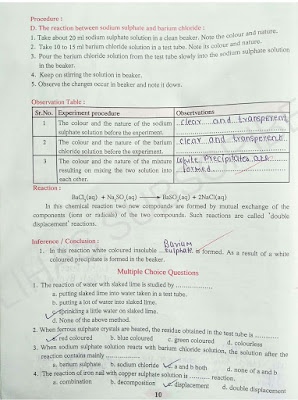 10TH Science Practical Answers Pdf 10TH CLASS JOURNAL ANSWERS PDF ...