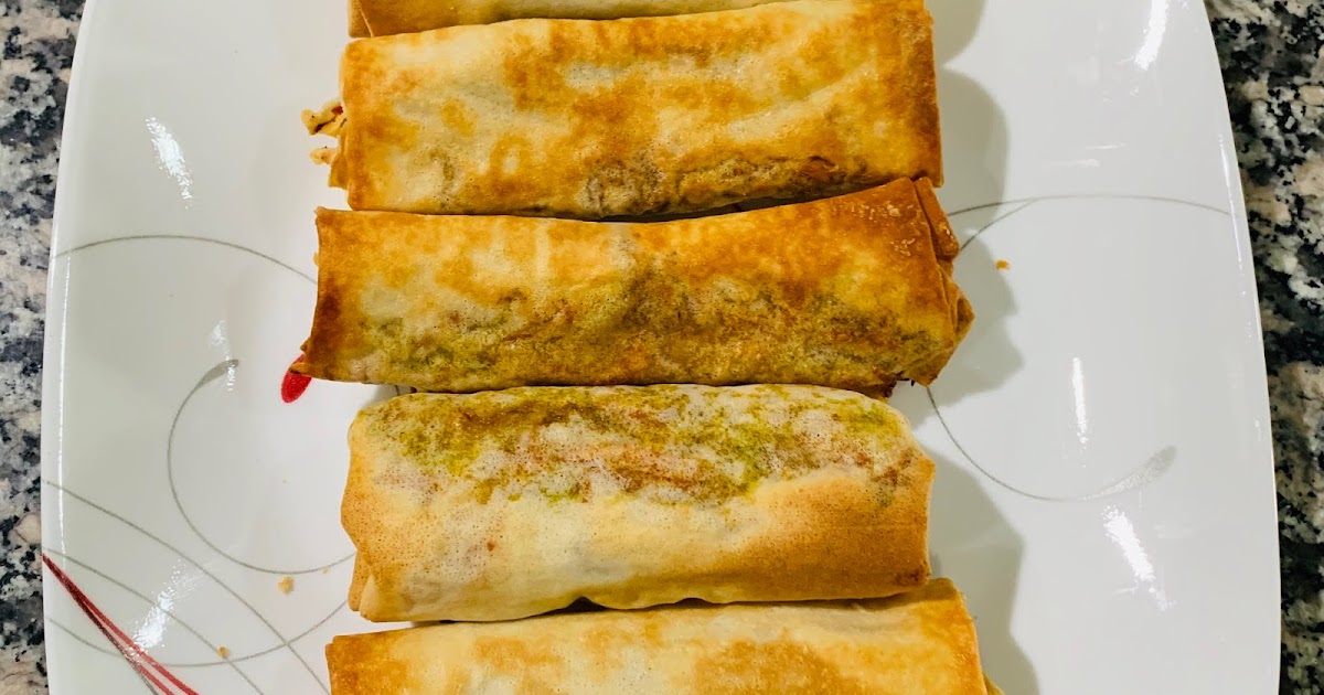 Air Fryer Veg Spring Rolls