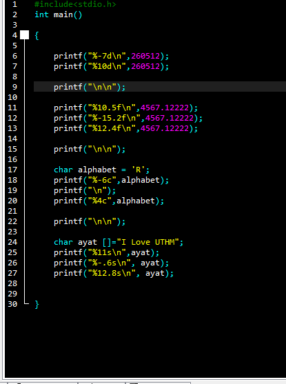 LAB ALGORITHM AND PROGRAMMING (SECTION 3)