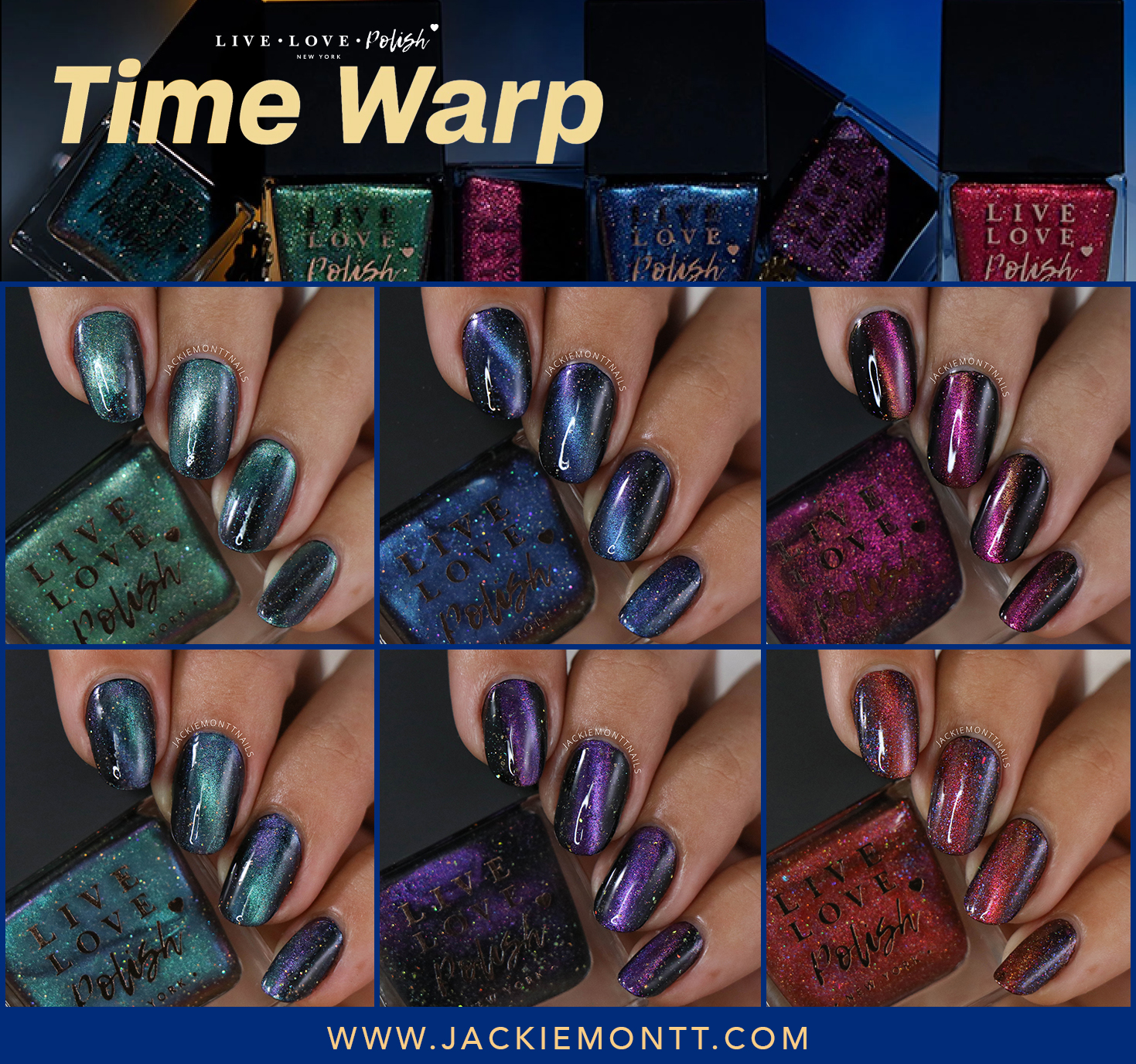 Live Love Polish Time Warp Collection Swatch & Review - JACKIEMONTT