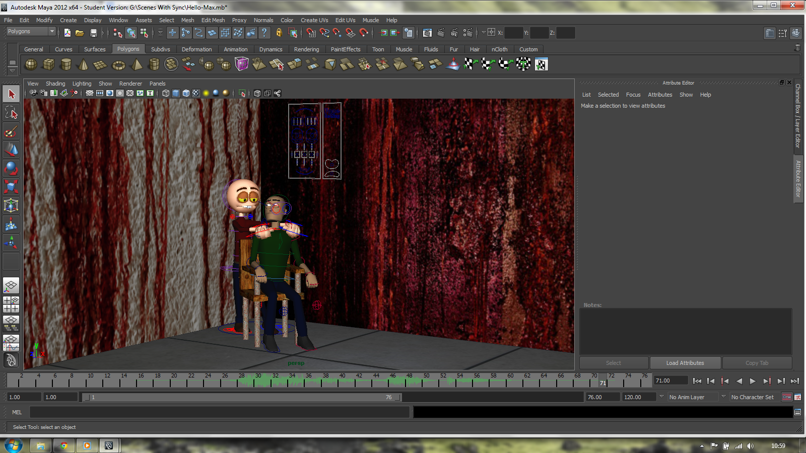 D.Ashford - Animation Project: Animation - Computer Generated Part 2